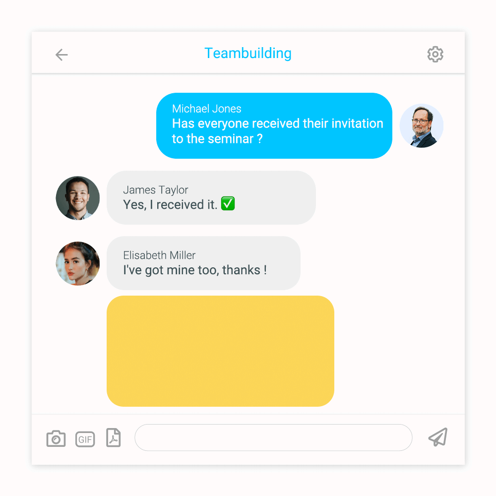 Función Mensajería Instantánea, comunicación más directa | Steeple