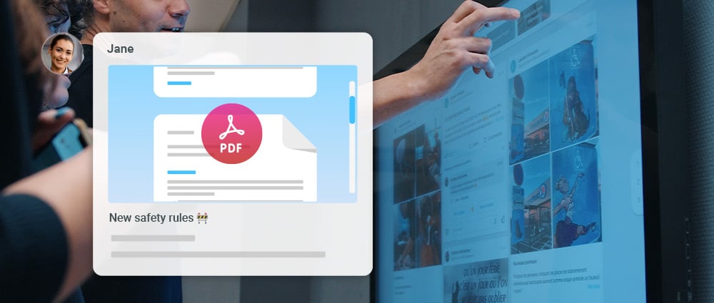 Posts feature on the Steeple collaborative platform